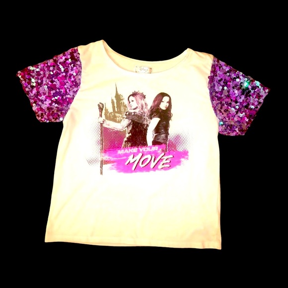 Disney | Shirts & Tops | New Disney Dsigned Descendants Shirt With ...